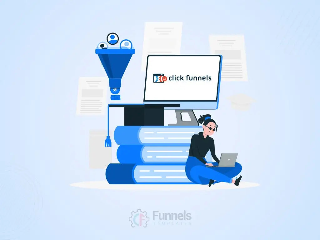 Books sales funnels template made in ClickFunnels 2.0