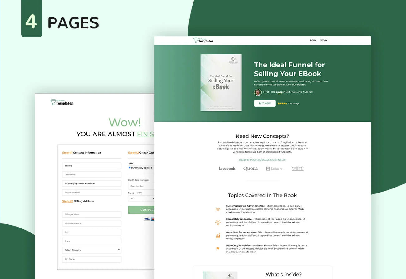 Book Bliss: ClickFunnels Template for eBook Sales Funnel!