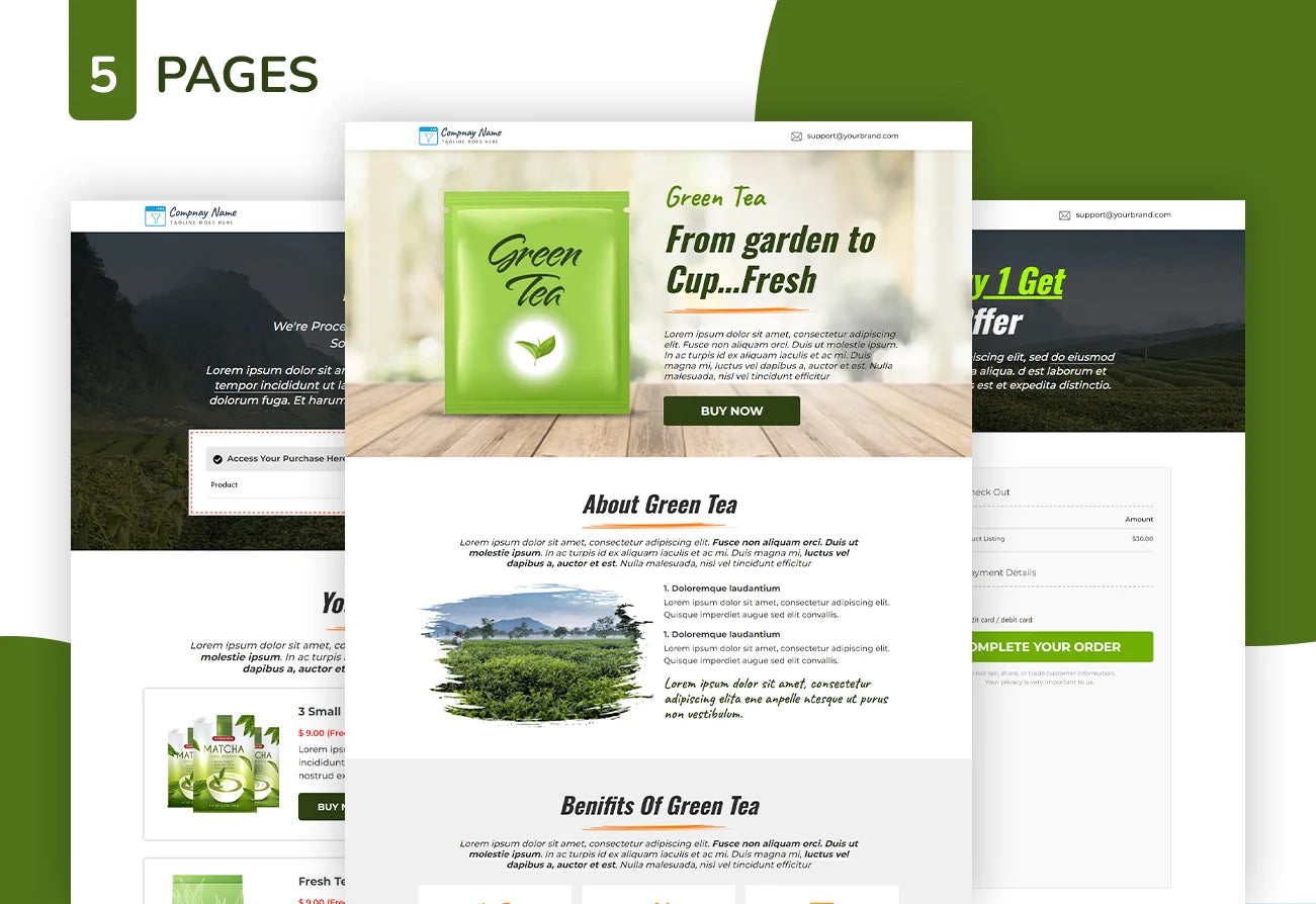 Green Tea Guru: ClickFunnels for Green Tea Product Launch