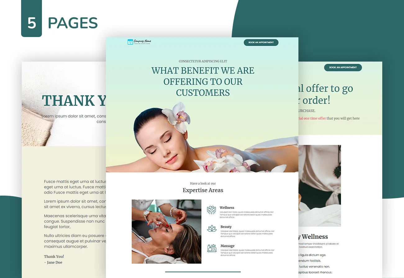 ClickFunnels 2.0 Spa Funnel – Booking & Upsell System for Wellness ...